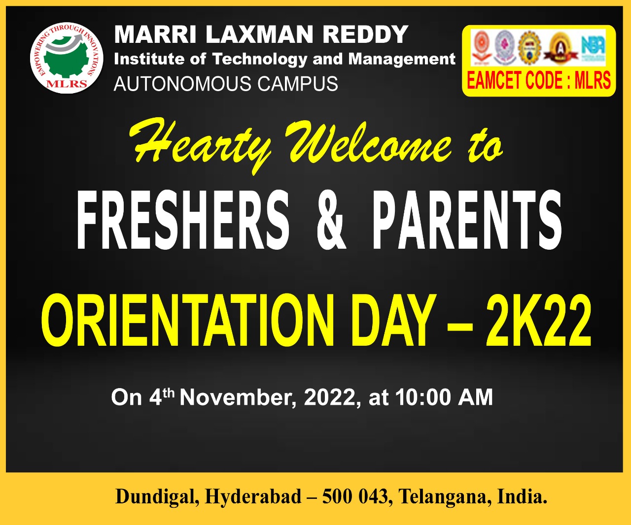 Marri Laxman Reddy Institute of Technology and Managemnt (MLRITM ...